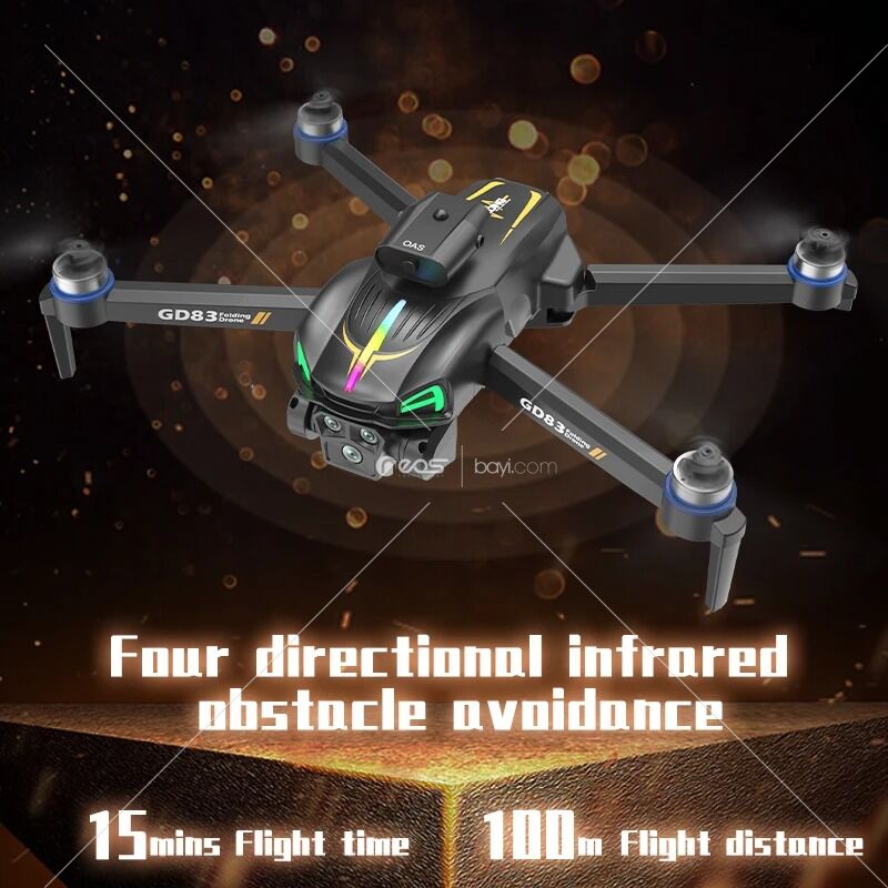 GD83 HD 4K çift kamera GPS katlanabilir RC Dron ile profesyonel RC ...